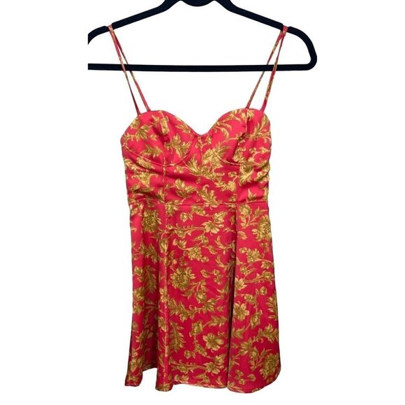 Urban Outfitters | Dresses | New Urban Outfitters Mini Slip Dress Red ...